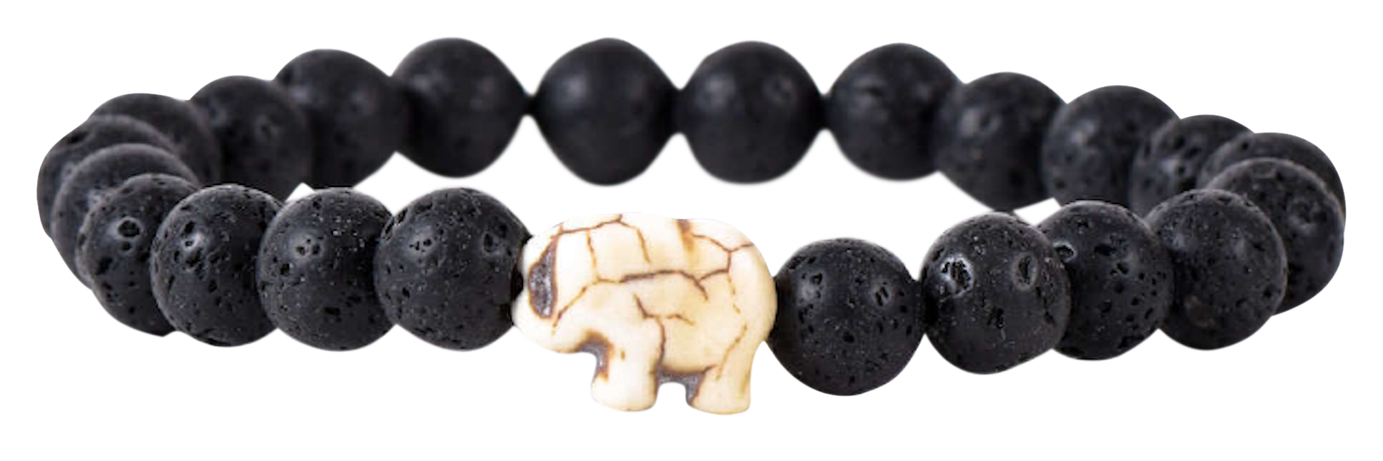 fahlo Expedition Track-An-Elephant Lava Stone Bracelet | Cabela's